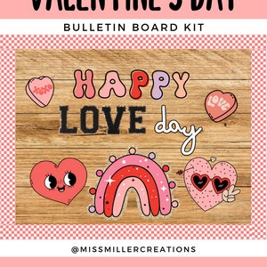 Groovy Valentine Classroom Decor Bundle - Etsy