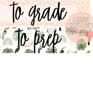 Boho TROPICS 10-drawer Cart Labels [editable Features] - Etsy