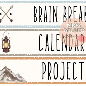 Adventure Classroom Schedule [editable] - Etsy