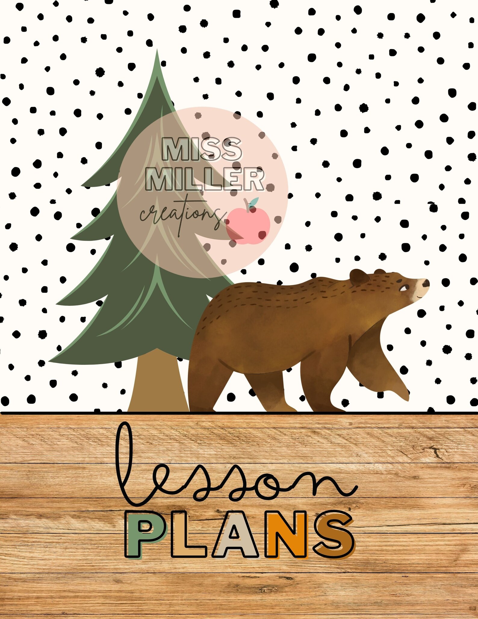 Woodland Binder Covers editable - Etsy
