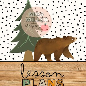Woodland Binder Covers [editable] - Etsy