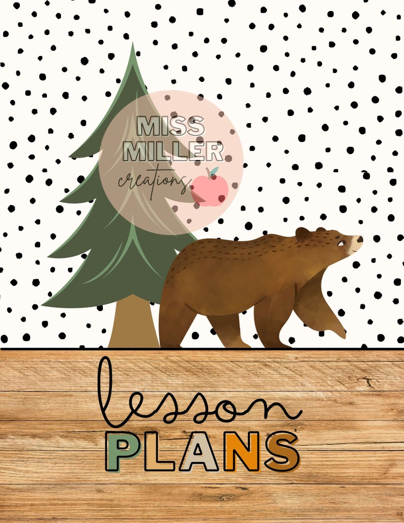 Woodland Binder Covers editable - Etsy