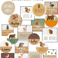 Woodland Birthday Food Labels, Woodland Food Labels, Woodland Animals ...