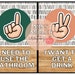 Boho Tropics Hand Signals Classroom Posters editable - Etsy