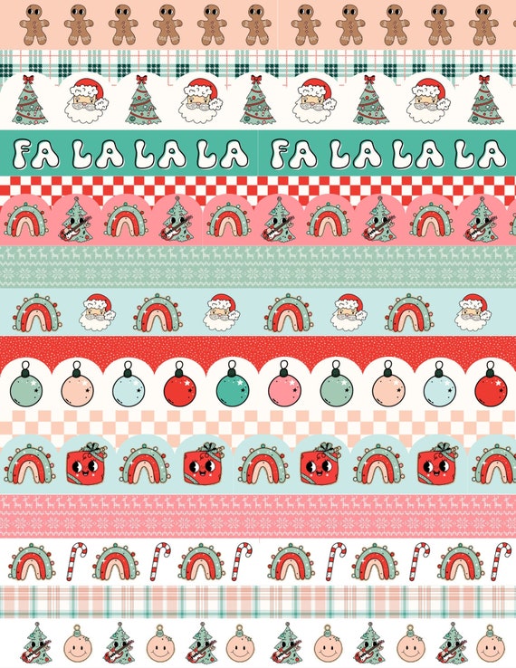 Christmas Bulletin Board Borders Printable Winter Themed Christmas