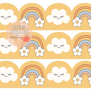 Daisy Dreams Bulletin Board Borders - Etsy