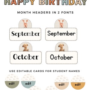 Farm Friends Class Birthday Display - Etsy