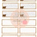 Woodland Classroom Supplies Labels editable - Etsy