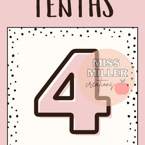 Groovy Boho Place Value Posters - Etsy