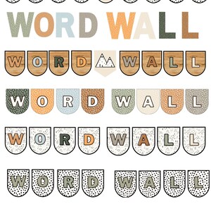 Adventure Word Wall [editable] - Etsy