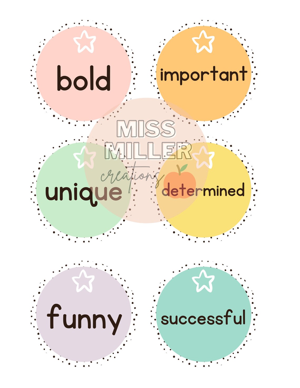 Pastel Boho Rainbow Affirmation Station - Etsy