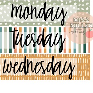 Boho TROPICS 10-drawer Cart Labels [editable Features] - Etsy