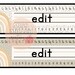 Neutral Boho Rainbow Desk Plates editable - Etsy