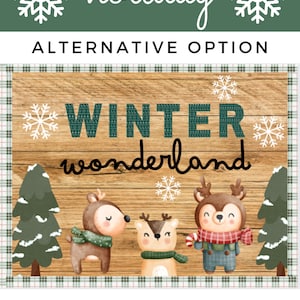 Winter Wonderland Holiday Bulletin Board Kit - Etsy