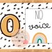 Modern Boho Rainbow Voice Level Classroom Posters - Etsy