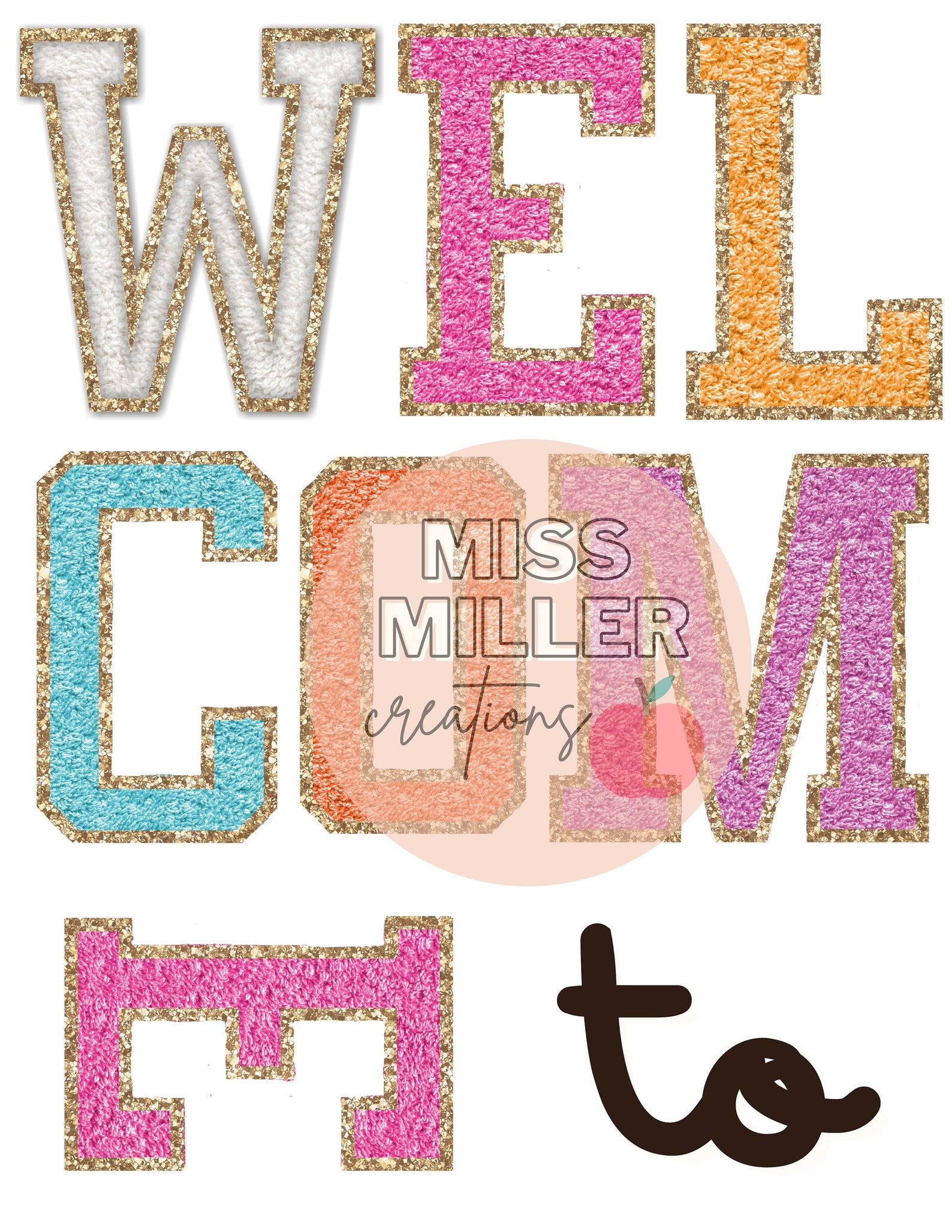 Groovy Glitter Classroom Door Display editable Features - Etsy