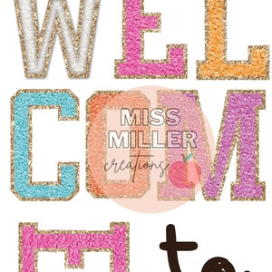 Groovy Glitter Classroom Door Display - Etsy