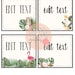Boho Tropics Classroom Labels editable - Etsy