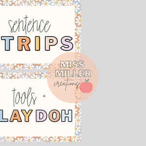 Daisy Dreams Classroom Supply Labels - Etsy