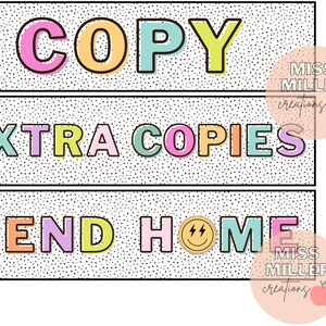 Disco Era 10-drawer Cart Labels - Etsy