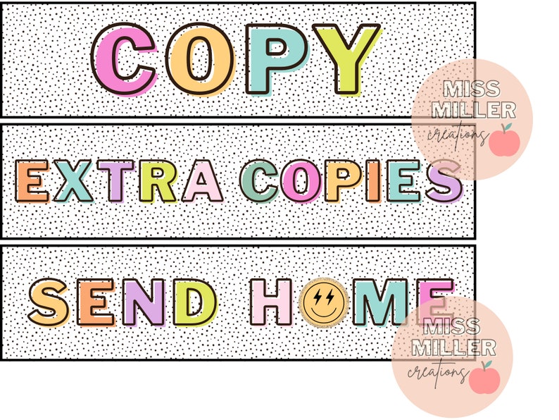 Disco Era 10-drawer Cart Labels - Etsy