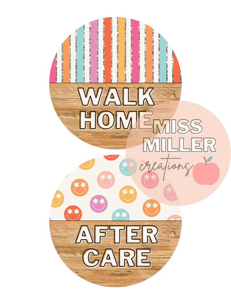 Groovy Glitter Dismissal Chart - Etsy