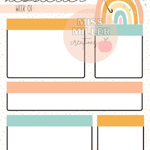 March Classroom Weekly Newsletter Template [editable] - Etsy
