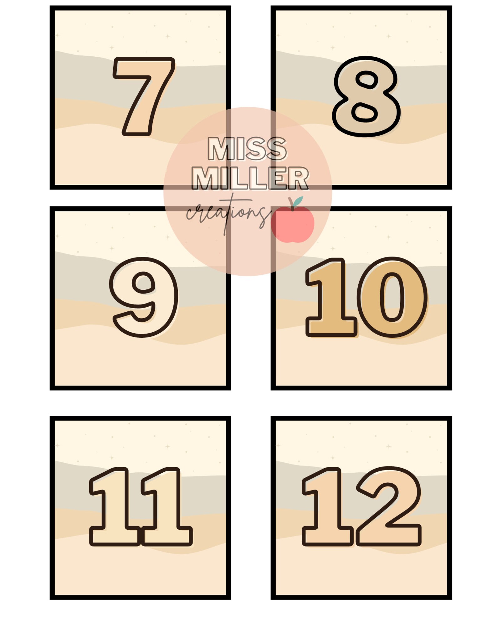 Neutral Boho Rainbow Classroom Calendar editable | Etsy