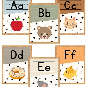 Adventure Classroom Alphabet Posters - Etsy