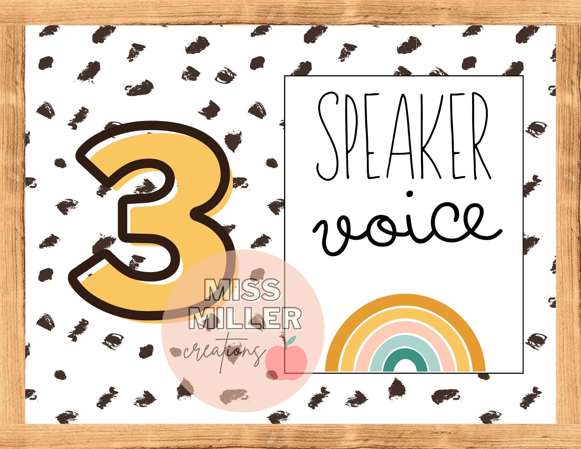 Modern Boho Rainbow Voice Level Classroom Posters - Etsy