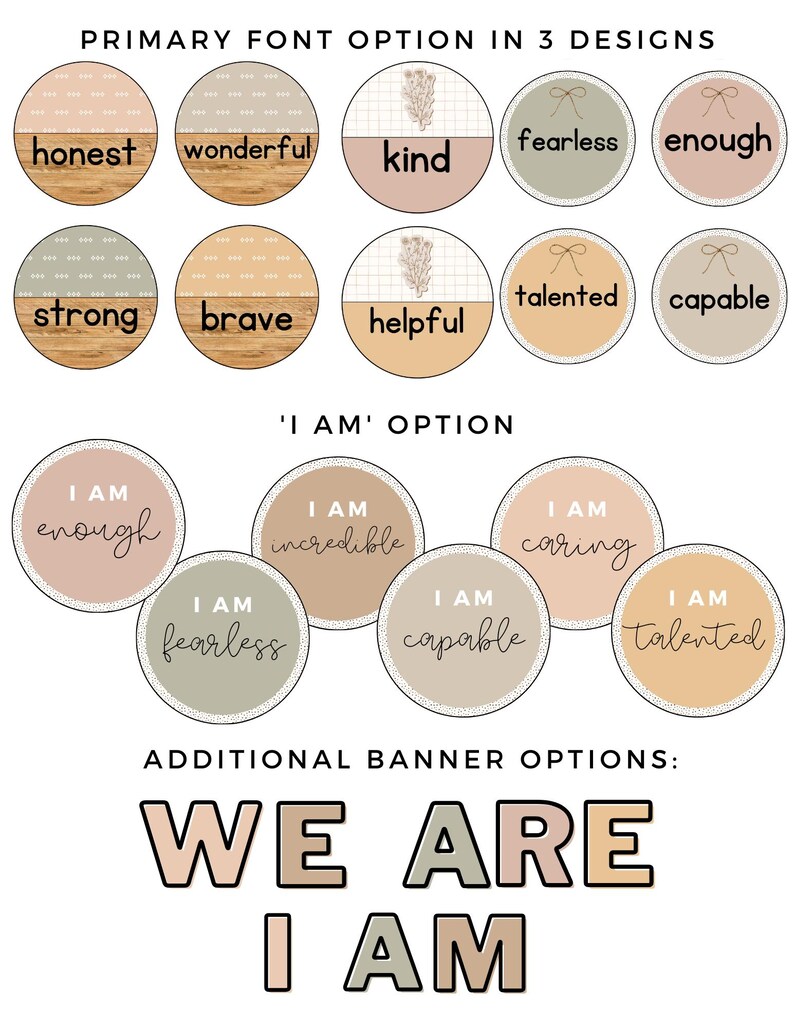 Wildflower Fields Affirmation Station - Etsy