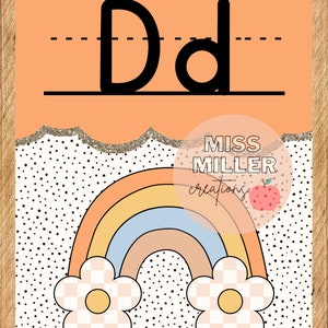 Daisy Dreams Alphabet Posters - Etsy