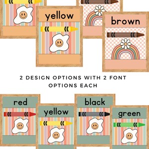 The Breakfast Club Classroom Color Posters - Etsy