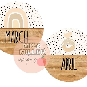 Neutral Boho Rainbow Class Birthday Display - Etsy