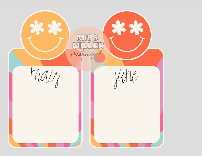 Groovy Glitter Class Birthday Display editable - Etsy