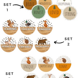 Woodland Classroom Affirmation Station - Etsy