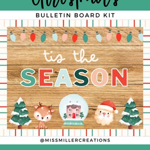 Modern Christmas Classroom Decor Pack V.2 - Etsy Canada