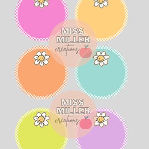 Disco Era Classroom Labels [editable] - Etsy