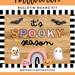 Modern Spooky Season Bulletin Board Kit [halloween] [holiday ...