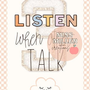 Daisy Dreams Class Rules Posters - Etsy