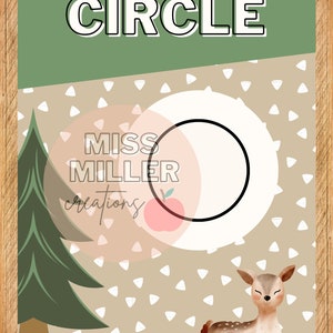 Woodland Classroom Shape Posters - Etsy