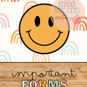 Groovy Boho Binder Covers [editable] - Etsy