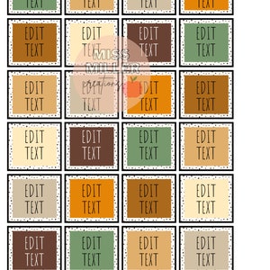 Woodland Teacher Toolbox Labels [editable] - Etsy