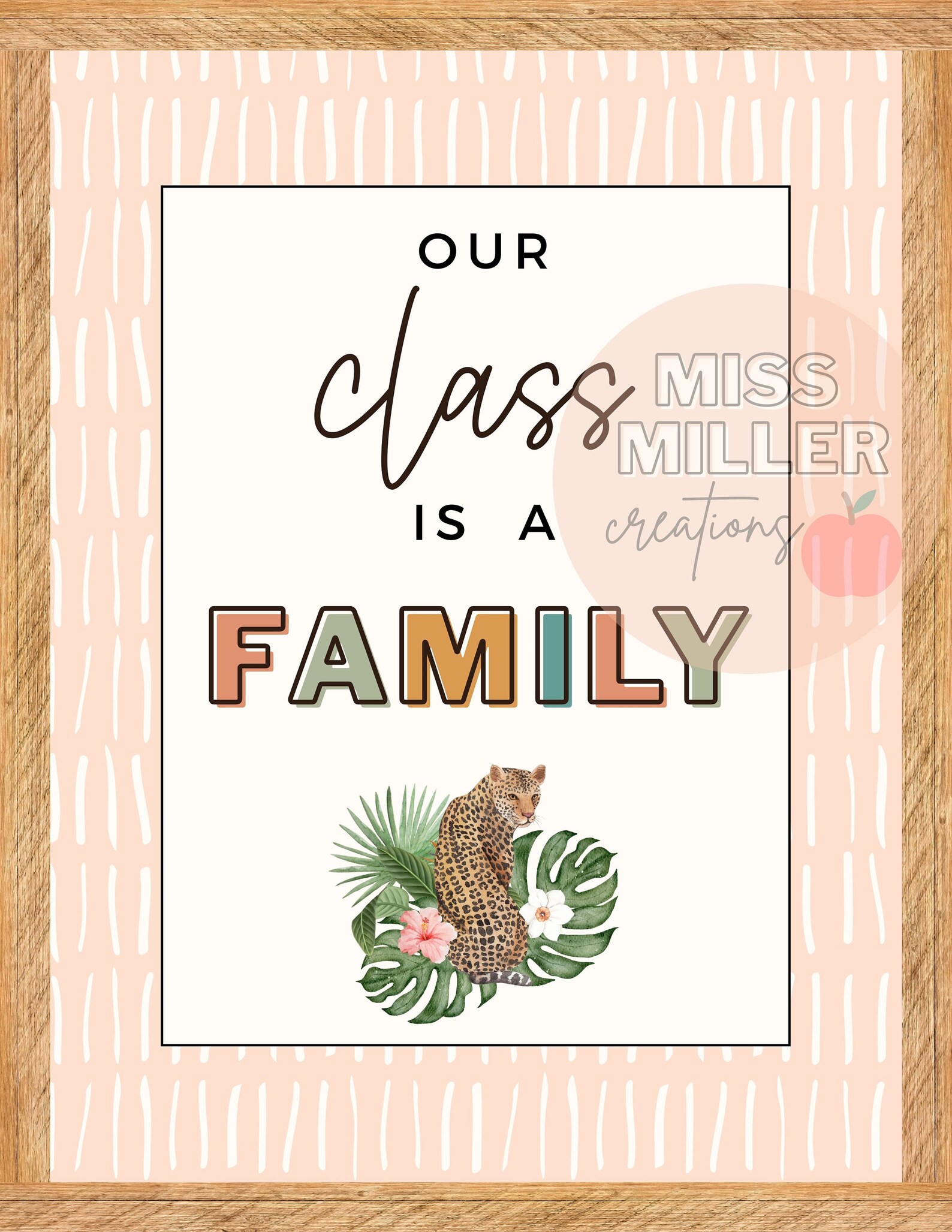 Boho Tropics Classroom Decor Posters - Etsy