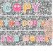 Groovy Glitter 10-drawer Cart Labels - Etsy