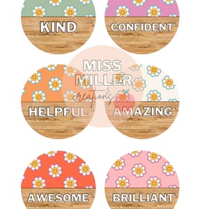 Retro Rainbow Affirmation Station - Etsy