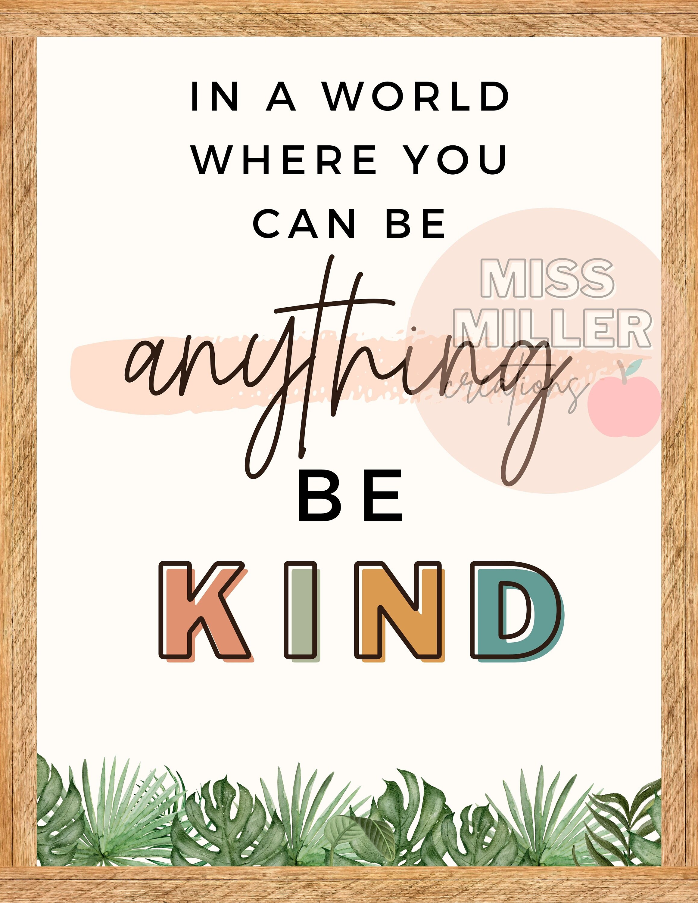 Boho Tropics Classroom Decor Posters - Etsy Canada