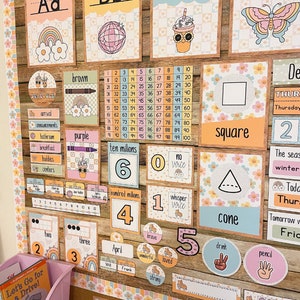 Groovy Pastel Complete Classroom Collection [editable] - Etsy