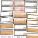 Modern Boho Rainbow Classroom Supplies Labels editable - Etsy
