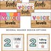 Groovy Glitter Voice Level Classroom Posters - Etsy